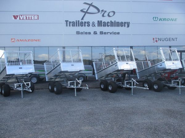 pro trailers quad tipper trailers, quad trailers for sale in Co ...