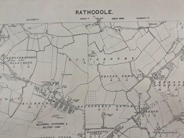 Vintage O.S. Map of Dublin - Rathcoole (1938) for sale in Dublin for € ...