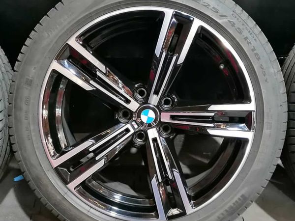 18" GENUINE OEM BMW 848M G20 G21 WHEELS & TYRES 5x for sale in Derry ...