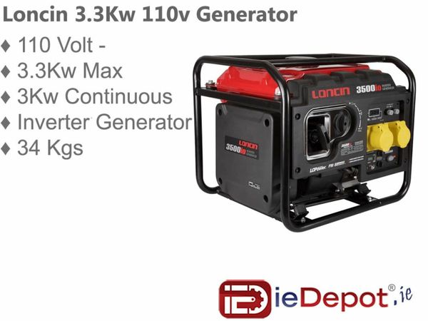 inverter generator | 193 All Sections Ads For Sale in Ireland | DoneDeal