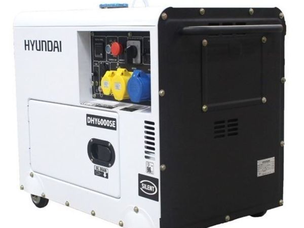 Hyundai DHY6000SE 5.2kW Standby Diesel Generator for sale in Co. Dublin ...