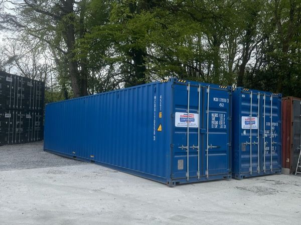 New 40x8 high cube containers for sale in Co. Cork for €4,500 on DoneDeal