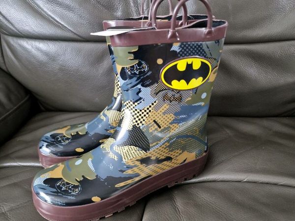 Brand New Batman Wellies, size UK 2 or 34 European for sale in Co ...