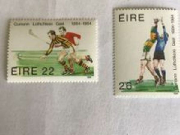 Rare pair of Irish stamps - Centenary of the GAA for sale in Co. Dublin ...