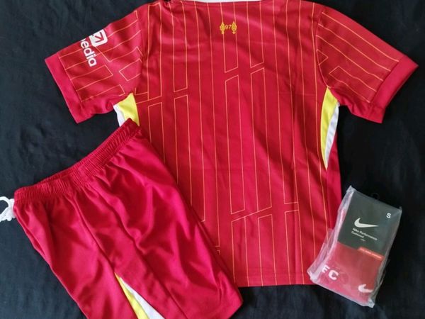 LIVERPOOL 24/25 KIDS FULL KIT Inc SOCKS for sale in Co. Donegal for €30 ...