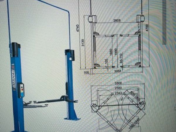 2 Post lift Maha Garage lift 3 Phase for sale in Co. Dublin for €1,500 ...