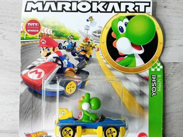 HOT WHEELS MARIO KART YOSHI MACH 8 for sale in Co. Dublin for €19 on ...