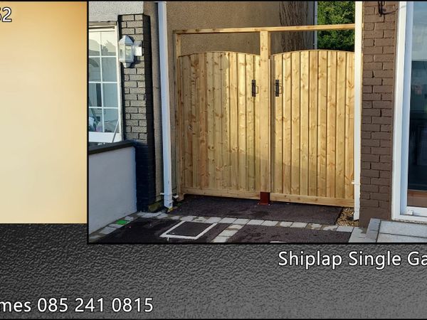 Timber Side Gates Installed for sale in Co. Laois for €310 on DoneDeal