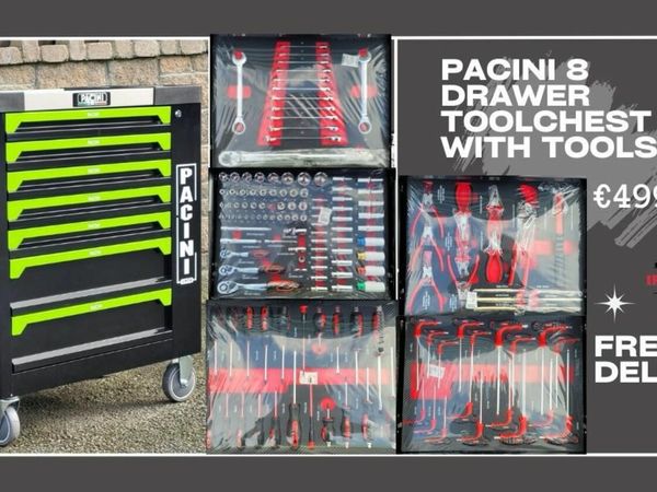 Pacini 12 Drawer Tool Chest With Tools for sale in Co. Louth for €799 ...