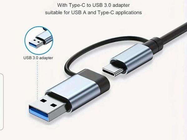 3 in 1 Adapters. Type C Connection for sale in Co. Dublin for €8 on ...
