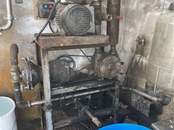 Milk pump and electric motor for sale in Co. Cork for €650 on DoneDeal