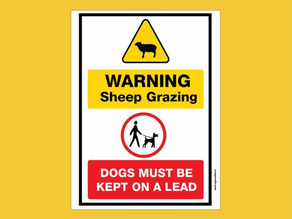 Help Protect Your Flock with Our Warning Signs for sale in Co. Wexford ...