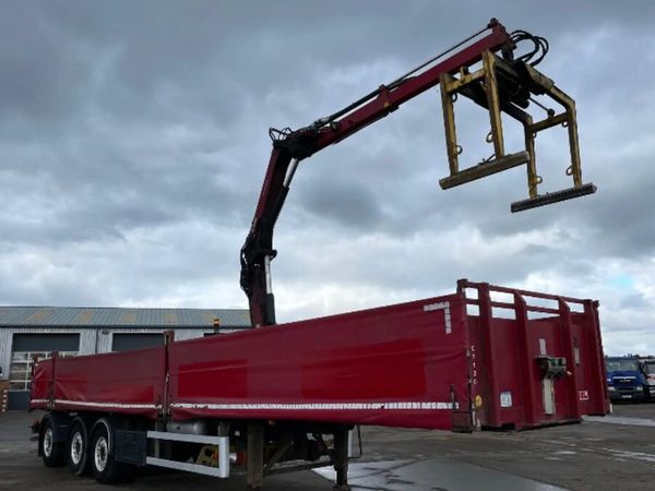 SDC Block Trailer HIAB Crane Rear Stear Axel for sale in Co. Armagh for ...