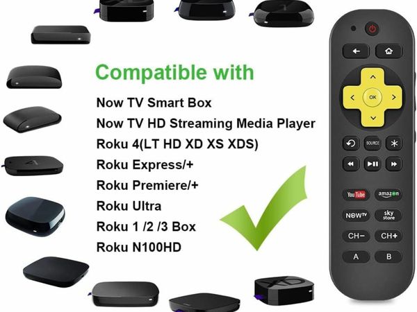 Now TV Smart Box Remote Control Compatible with No for sale in Co ...