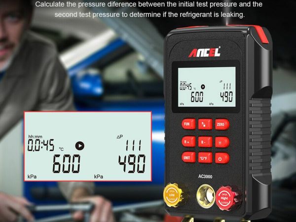 Ancel AC3000 Digital Manifold Gauge Meter for sale in Co. Wexford for € ...