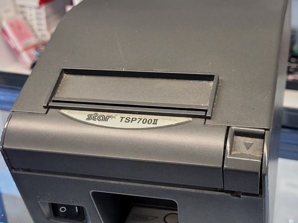 Star TSP700II Charcoal Grey Thermal Receipt Printer - No Power Supply ...