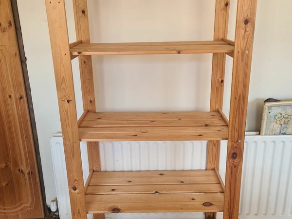 Free standing assembled pine shelving unit. for sale in Co. Sligo for € ...