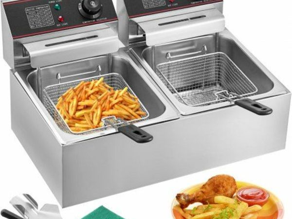 Commercial Deep Fryer 12L Electric Fryer 5000W Tw for sale in Co ...