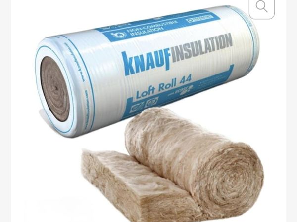 Knauf Insulation Roll vs Loft Roll 44, 200mm for sale in Co. Clare for €60 on DoneDeal