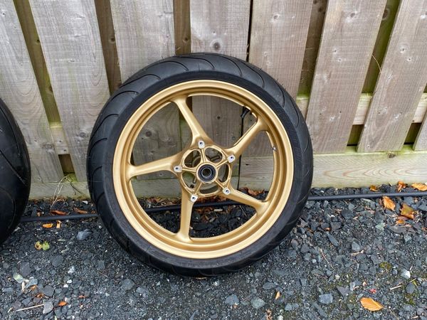Yamaha R6 Wheels 2 x New Tyres for sale in Co. Kildare for €320 on DoneDeal