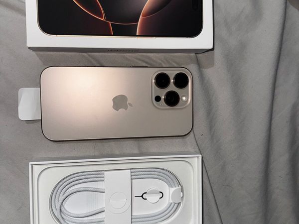 iPhone 16 pro, Desert Titanium 512GB for sale in Co. Kildare for €1,150 on DoneDeal