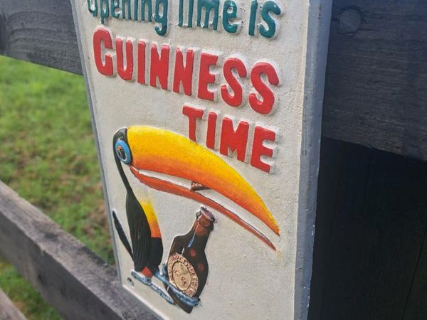 Guinness opening times cast iron sign for sale in Co. Limerick for €44 ...