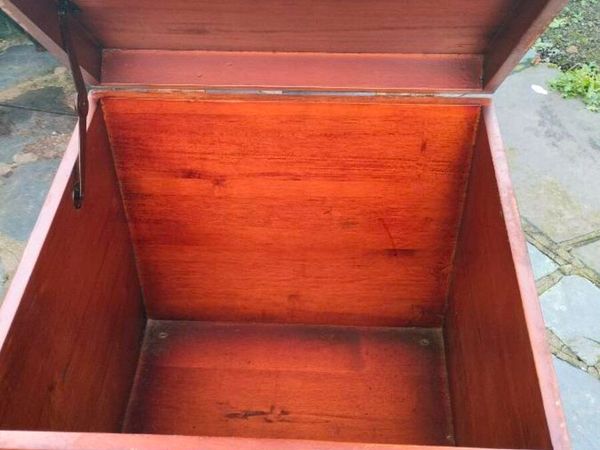 Wood storage trunk, coffee +side table. Very sturd for sale in Co ...