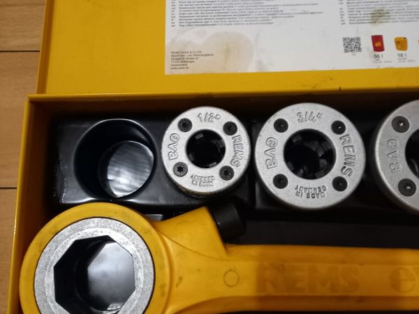 REMS EVA PIPE THREADING SET for sale in Co. Louth for €480 on DoneDeal