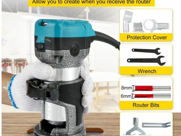 Router for Woodworking w/ 3 Router Collets for sale in Co. Dublin for € ...