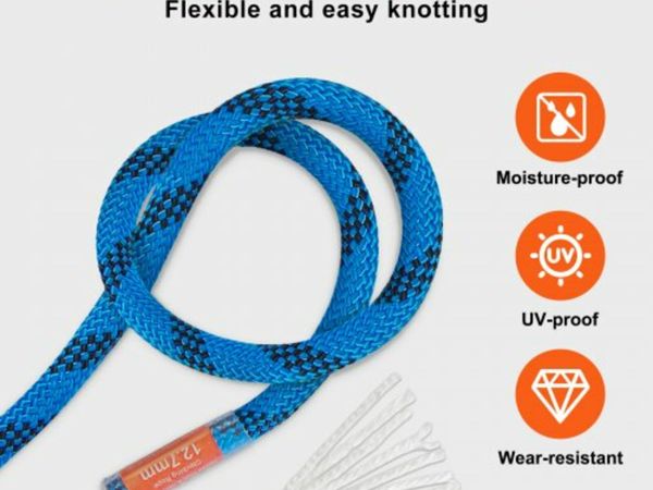 12.7mm Static Climbing Rope 38M(125ft) Outdoor Roc for sale in Co ...