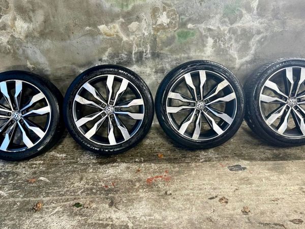 20" GENUINE VW TIGUAN R LINE ALLOY WHEELS & TYRES for sale in Co ...