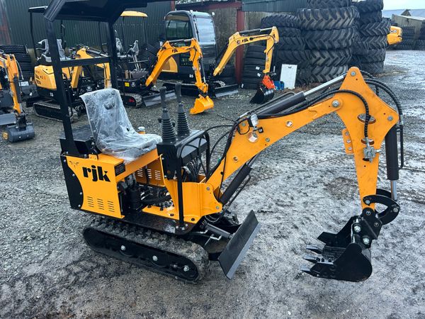 RJK micro mini diggers for sale in Co. Leitrim for €5,700 on DoneDeal