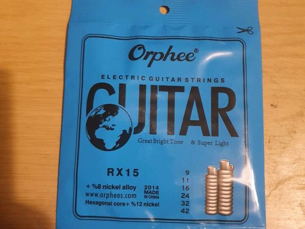 2 sets Orphee Electric Guitar Strings for sale in Co. Dublin for €9 on ...