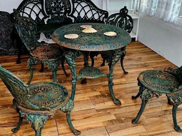 Antique cast iron table base for sale store