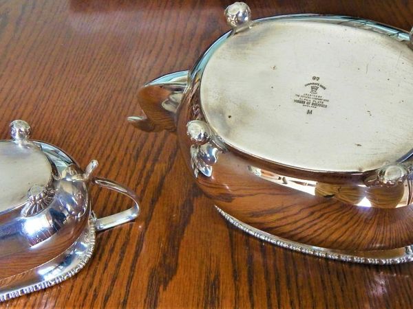 Viners Sheffield Alpha Plate Teapot and Sugar Bowl for sale in Co ...