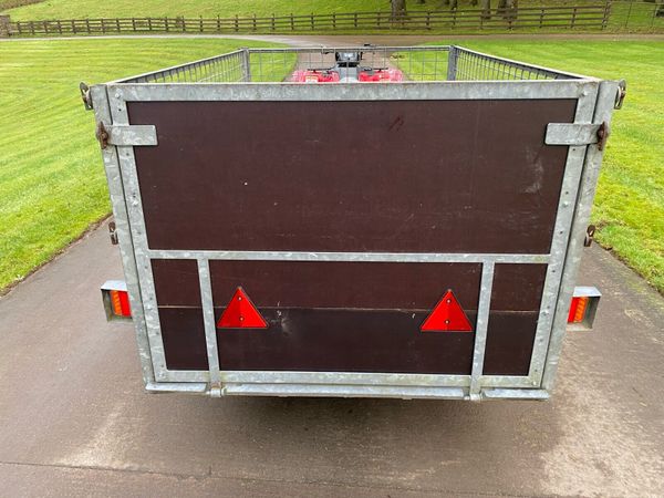 Quad sheep trailer 6’6” x 4’ new wheels, floor etc for sale in Co ...