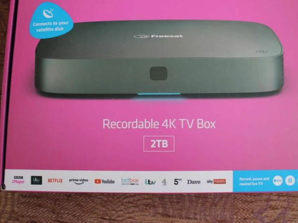 Freesat Recordable 4K TV Box(2TB HD) +Spare remote for sale in Co ...