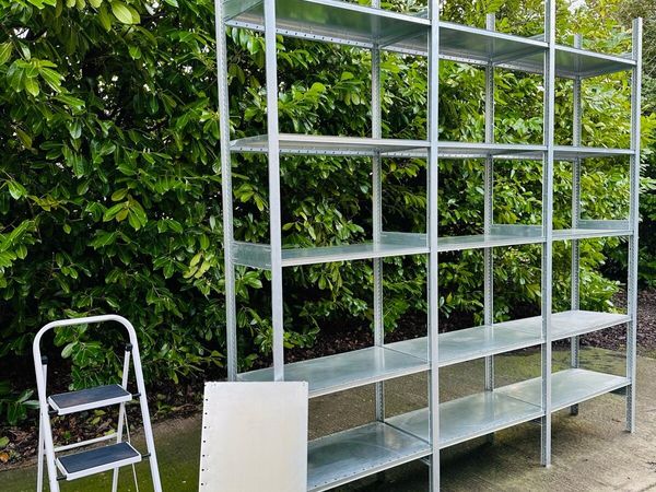 REDUCED! 10ft GALANISED STEEL RACKING SHELVING for sale in Co. Kildare ...