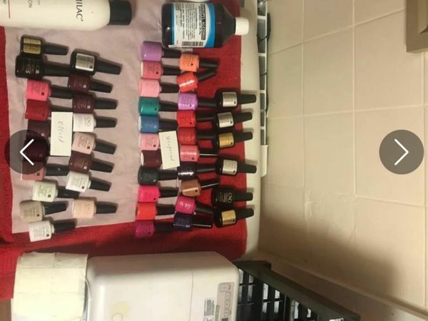 Professional CND Shellac Lamp and a selection of o for sale in Co ...
