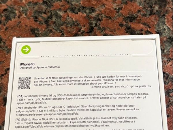 iPhone 16 for sale in Co. Dublin for €680 on DoneDeal