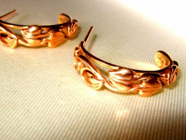 Vintage Hallmarked 9ct Gold Hoop Earrings for sale in Co. Offaly for € ...