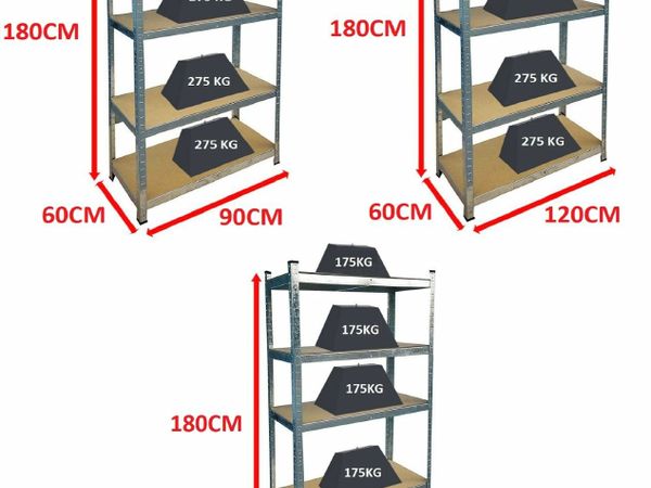 5 Tier Boltless Shelving Racking For Sheds Garages for sale in Co ...