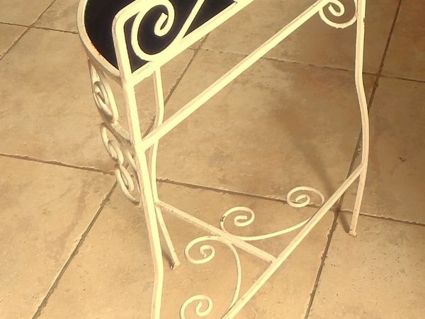 Vintage Wrought Iron Half Moon Consort Table for sale in Co. Waterford ...