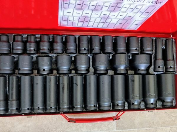 New 35 piece 1/2 inch impact socket set for sale in Co. Dublin for €50 ...