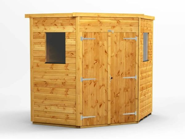 6x6 Corner Deluxe Timber Garden Sheds for sale in Co. Kildare for €890 ...