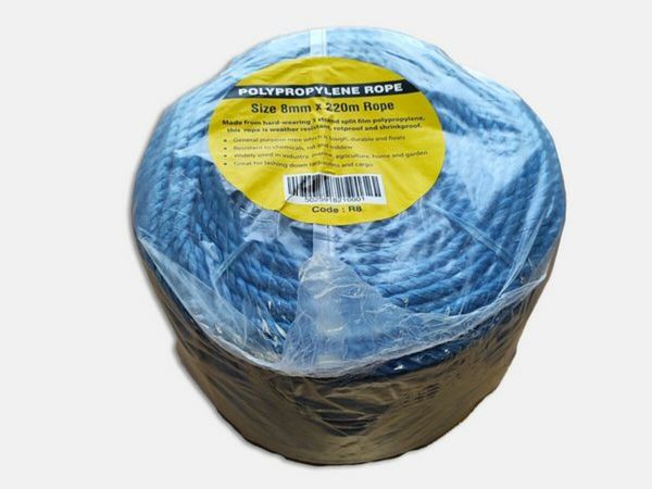 General purpose Poly Rope - 8mm / 220m - Blue for sale in Co. Dublin ...