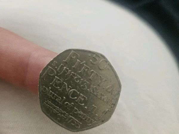 Rare 50p coin for sale in Co. Wicklow for €123 on DoneDeal