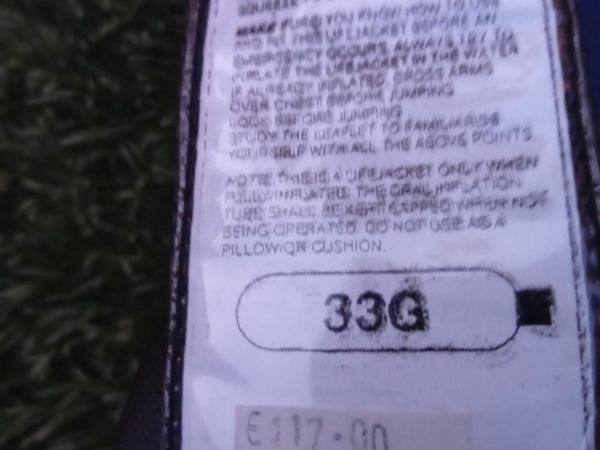 New Quality Automatic Life jacket vest for sale in Co. Dublin for €65 ...