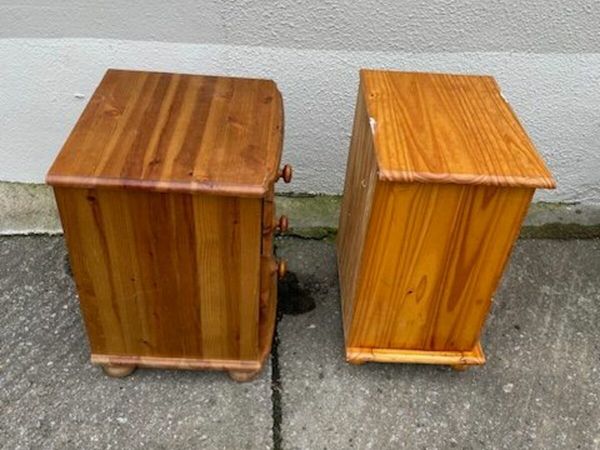x2 Pine Bedside Lockers for sale in Co. Galway for €45 on DoneDeal