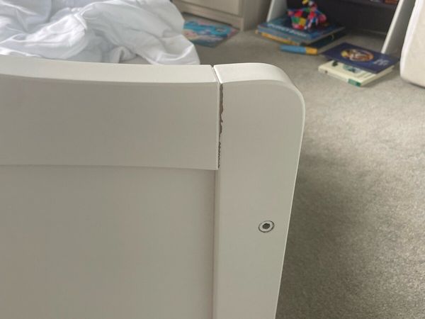 Nested Sorrento Wooden Cot Bed White for sale in Co. Galway for €40 on ...